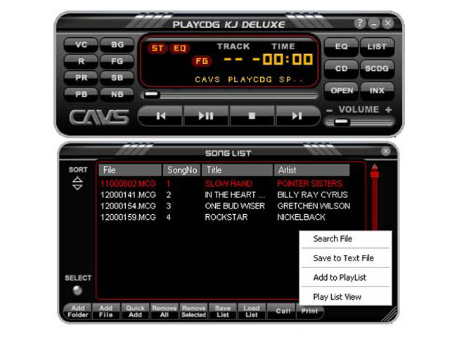 Software – CAVS Karaoke