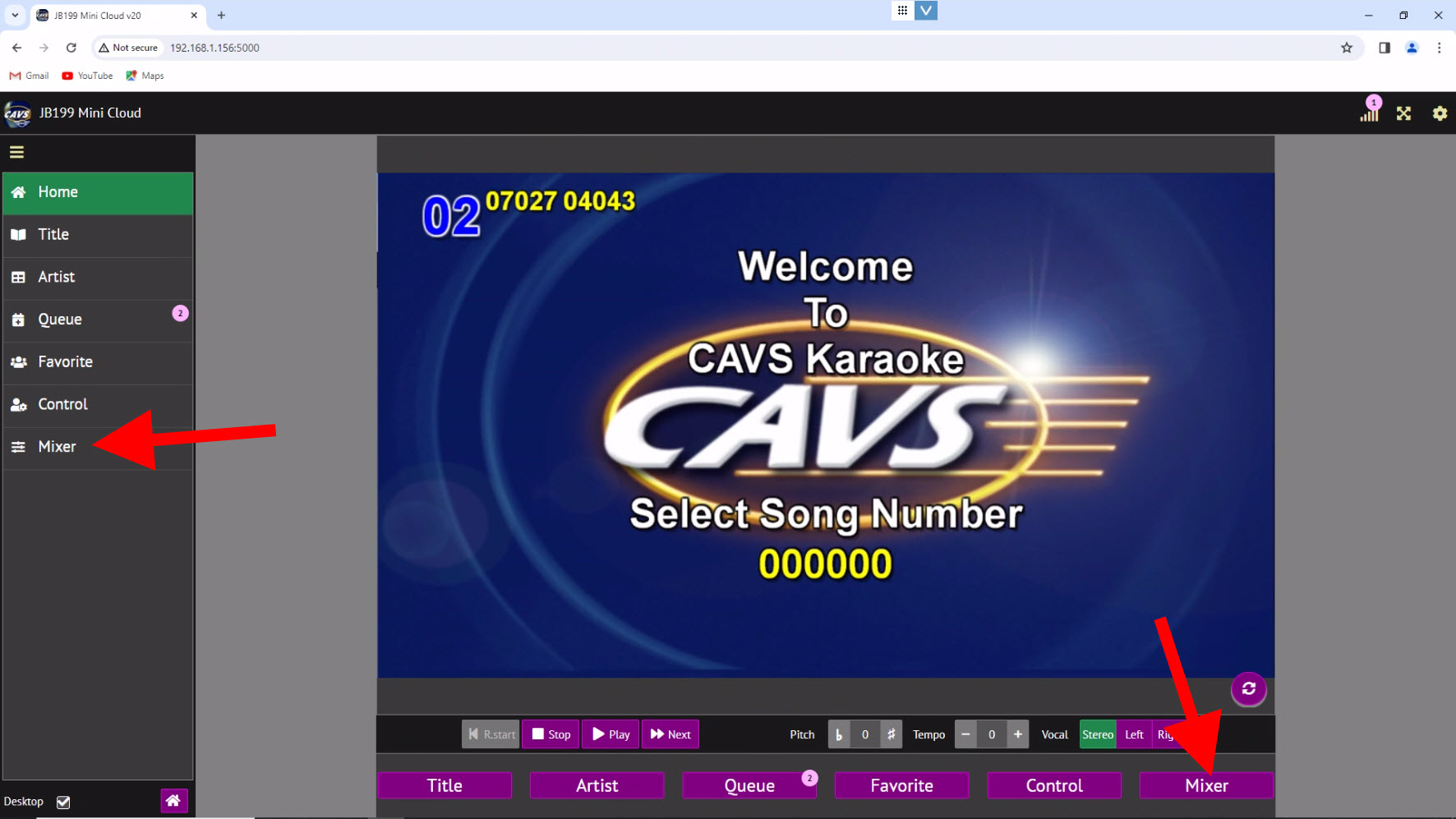 CAVS Digital KX-880 Mixer – CAVS Karaoke